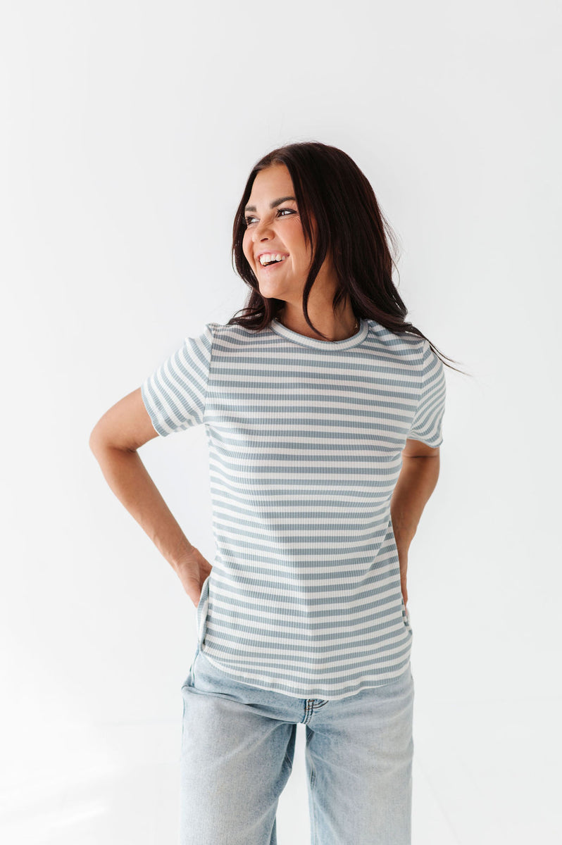 Kyler Striped T-Shirt – Livy&Kate Clothing
