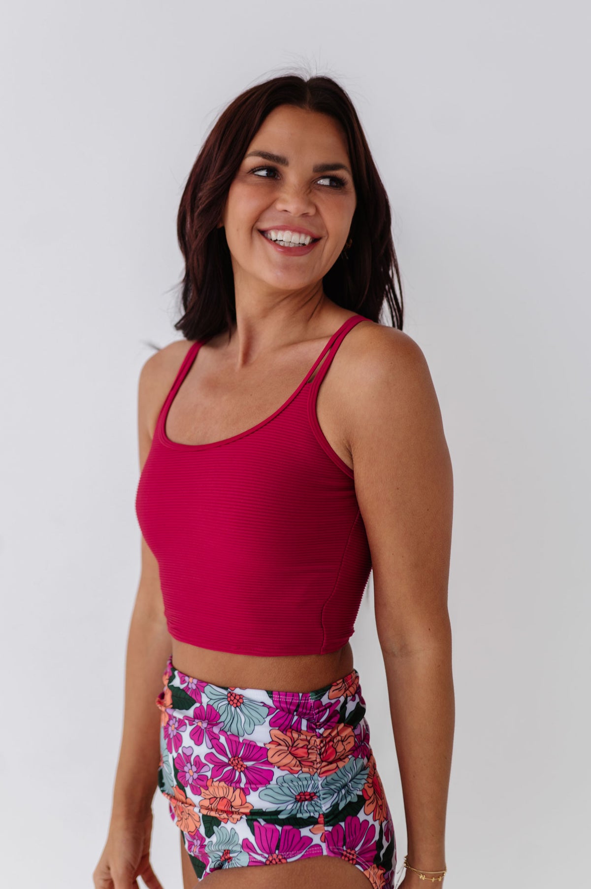 Double Strap Top in Raspberry – Livy&Kate Clothing