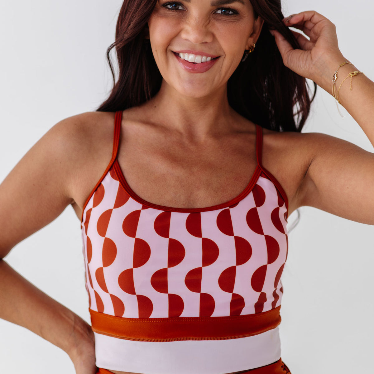 Feelin' Wavy Colorblock Crop – Livy&Kate Clothing