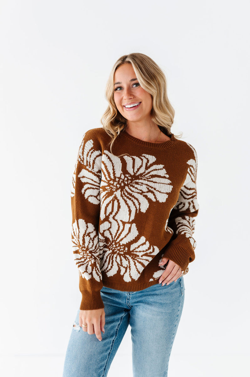 Jasper Sweater in Brown – Livy&Kate Clothing
